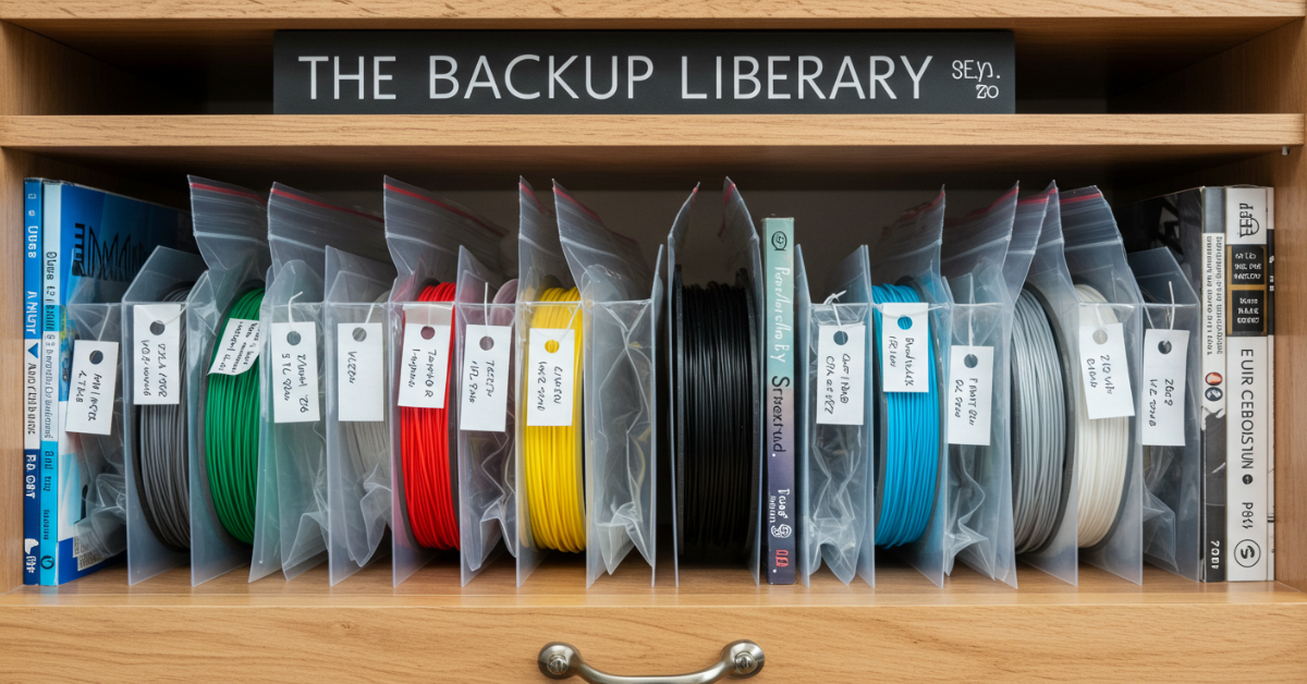 How to create a filament rotation system for efficient use and storage ...